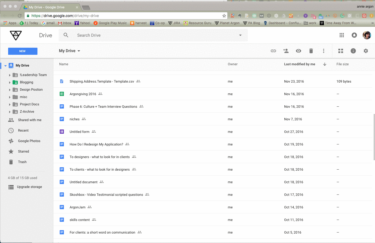 Google Drive Templates Gallery Master Template